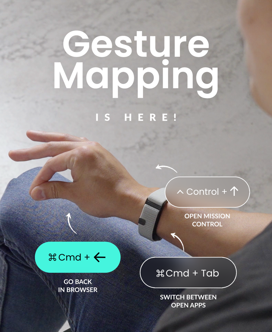 🎉 New Mudra Link Gesture Mapper — Make Every Gesture Yours – Mudra Band