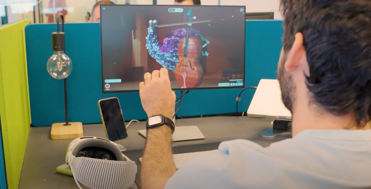 Experience Smooth Mac Navigation in Apple Vision Pro with Mudra Band